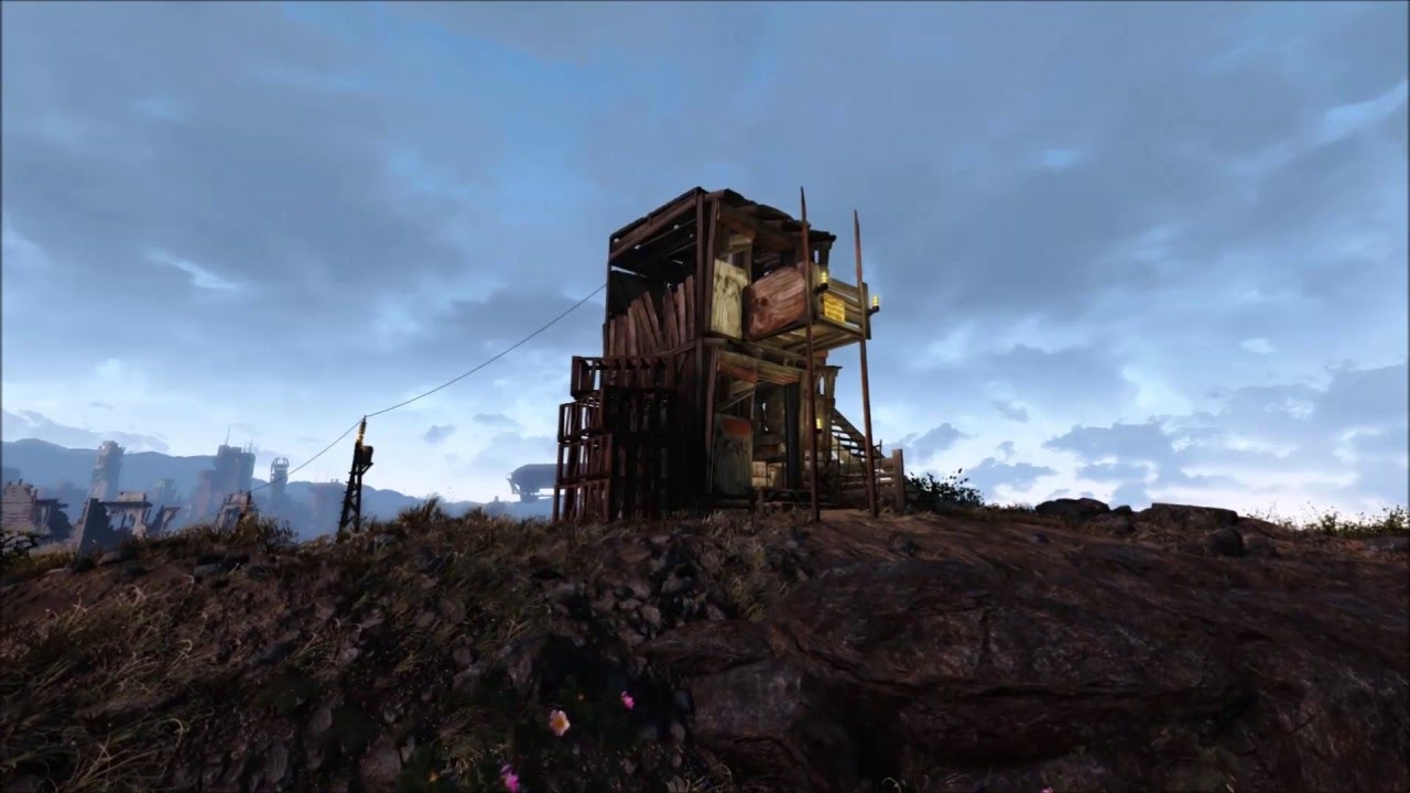 Fallout 4 - Build Showcase EP3 - "Outpost" - YouTube