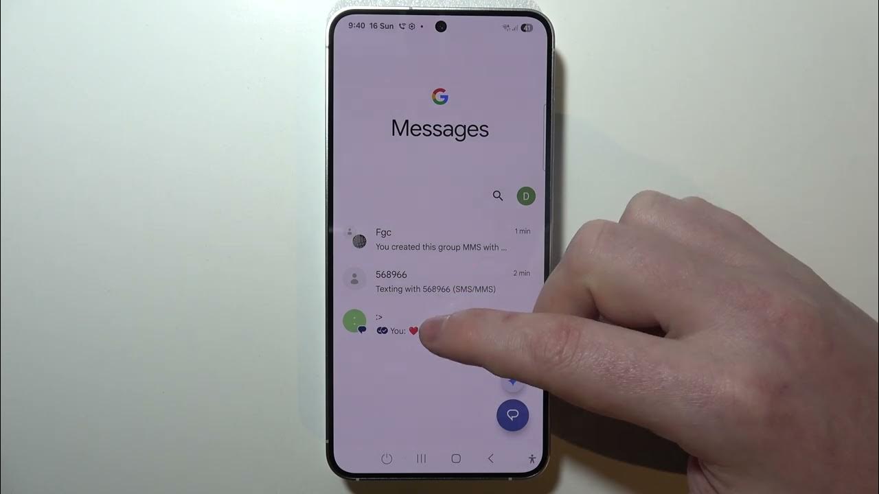 How to Delete Messages In Samsung Galaxy S25+ - YouTube