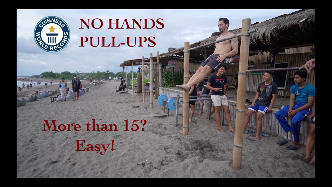REAL No Hands Pull up Challenge - YouTube
