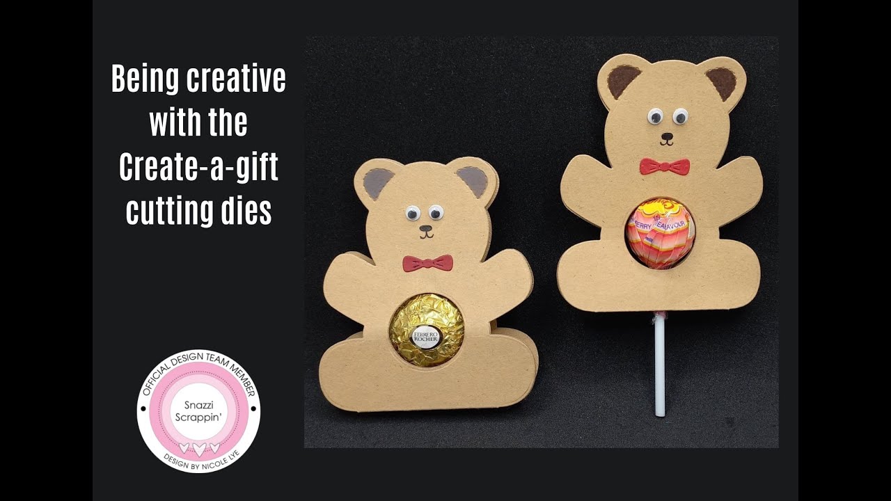 Being creative with the Create-a-gift cutting dies - YouTube