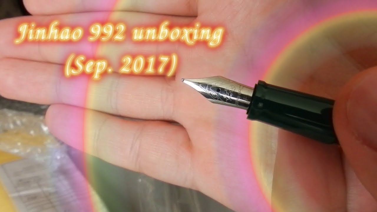 Jinhao 992 unboxing (Sep. 2017) - YouTube