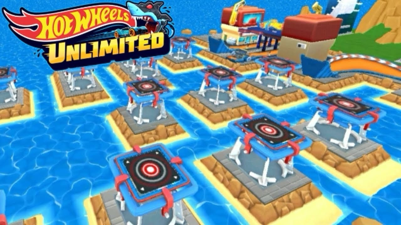 Hot Wheels Unlimited || unlocked..new track piece:the trumpolin || game ...