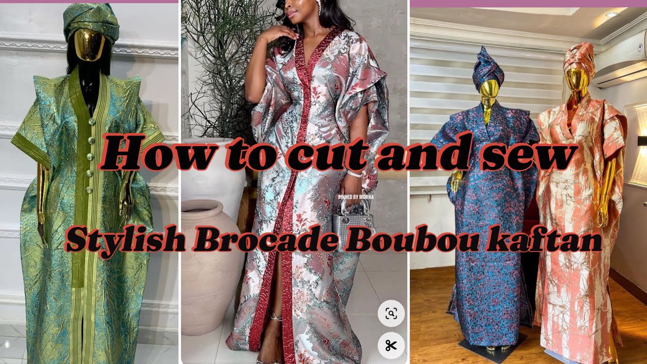 How to Sew a Stylish Brocade Damask Boubou: Step-by-Step Guide for ...