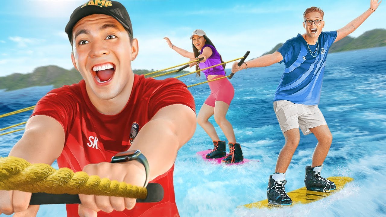 EL ÚLTIMO QUE SE CAIGA AL AGUA GANA $100,000 - SUMMER KAMP 2023 - YouTube