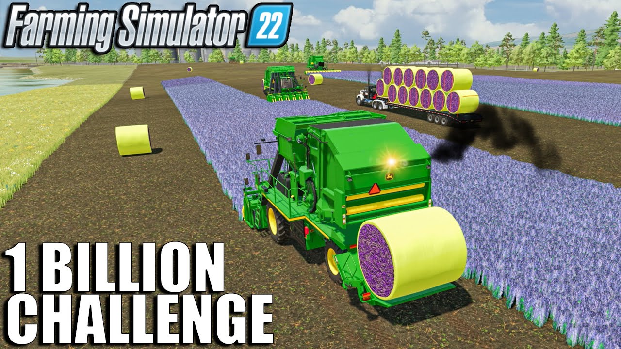 I Made MILLIONS turning LAVENDER into BALES | BROKE to $1 BILLION ...