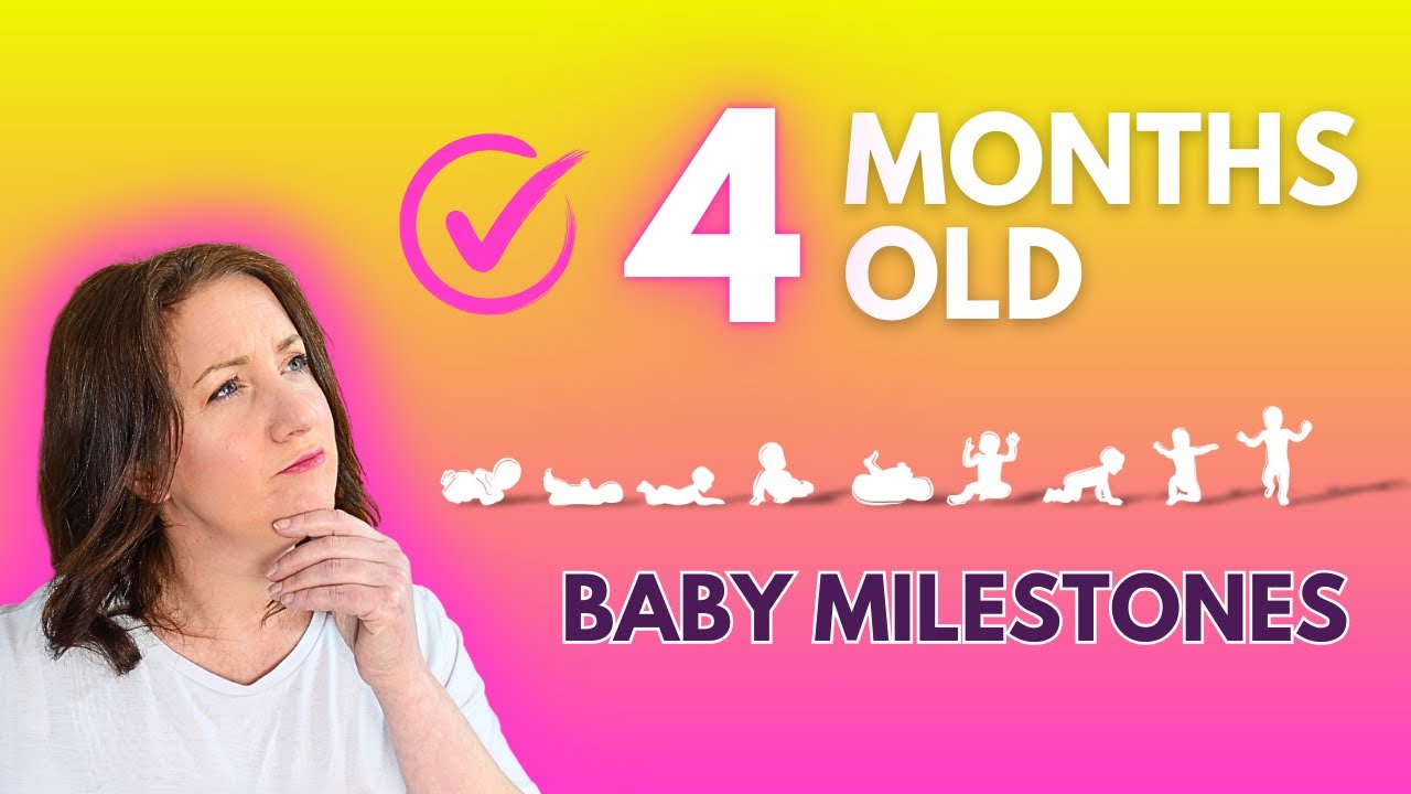 4 MONTH OLD baby milestones (What to expect) - YouTube