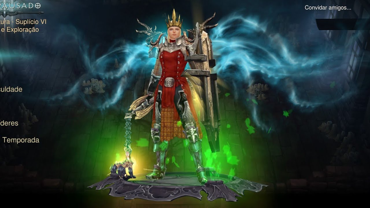 Diablo 3 Season 33 Capitão América LoD Cruzado RANK 1 GR150 ( 33 / 42 ...