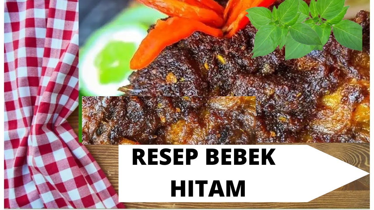 Resep bebek bumbu hitam khas Madura | resep masakan | resep - YouTube