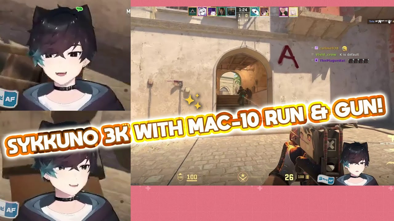 LETSGO! Sykkuno got a SOLID 3K with only MAC-10 in his hand while RUN & GUN! - YouTube