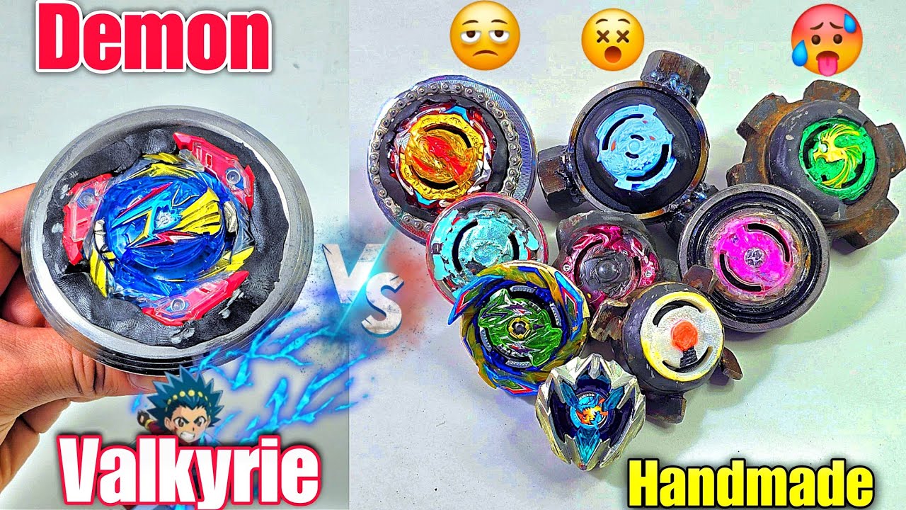 Demon Valkyrie Vs My Top 10 Handmade Beyblades | This Bey Is The ...