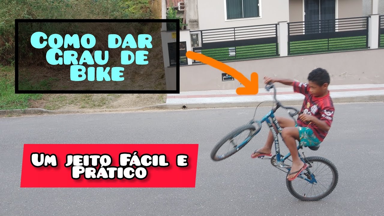 como dar grau de bike com o Kaleb - YouTube