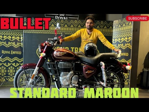 Bullet 350 Standerd Maroon || Royal Enfield || New Update 2024 - YouTube