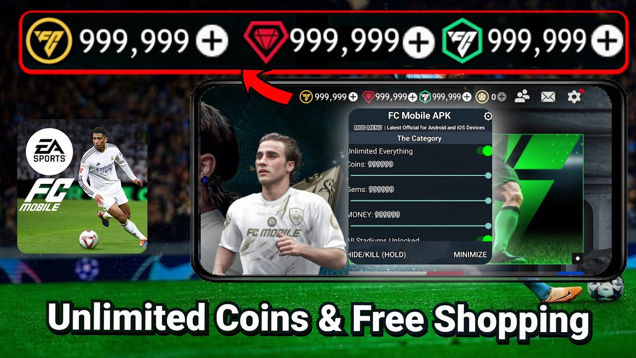 FC Mobile 25 Hack - Get Unlimited Coins, Points & Free Shopping with FC ...