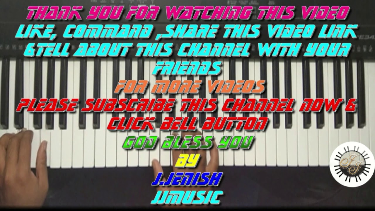 Jebathai ketkum engal deva SONG IN KEYBOARD, LEAD, WITH NOTES.scale- C ...