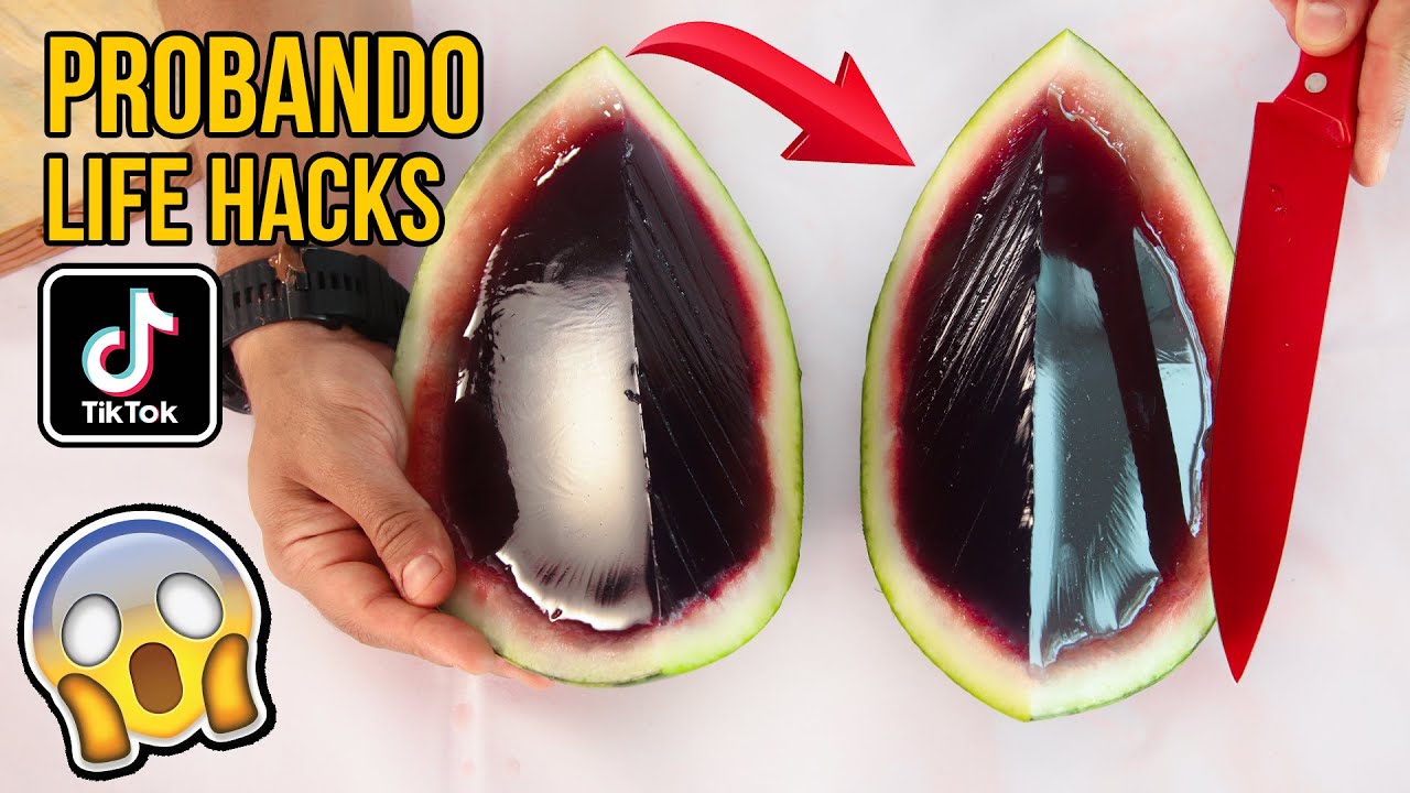 DESMINTIENDO LIFE HACKS CON COMIDA DE TIKTOK ¡Los ponemos a prueba ...
