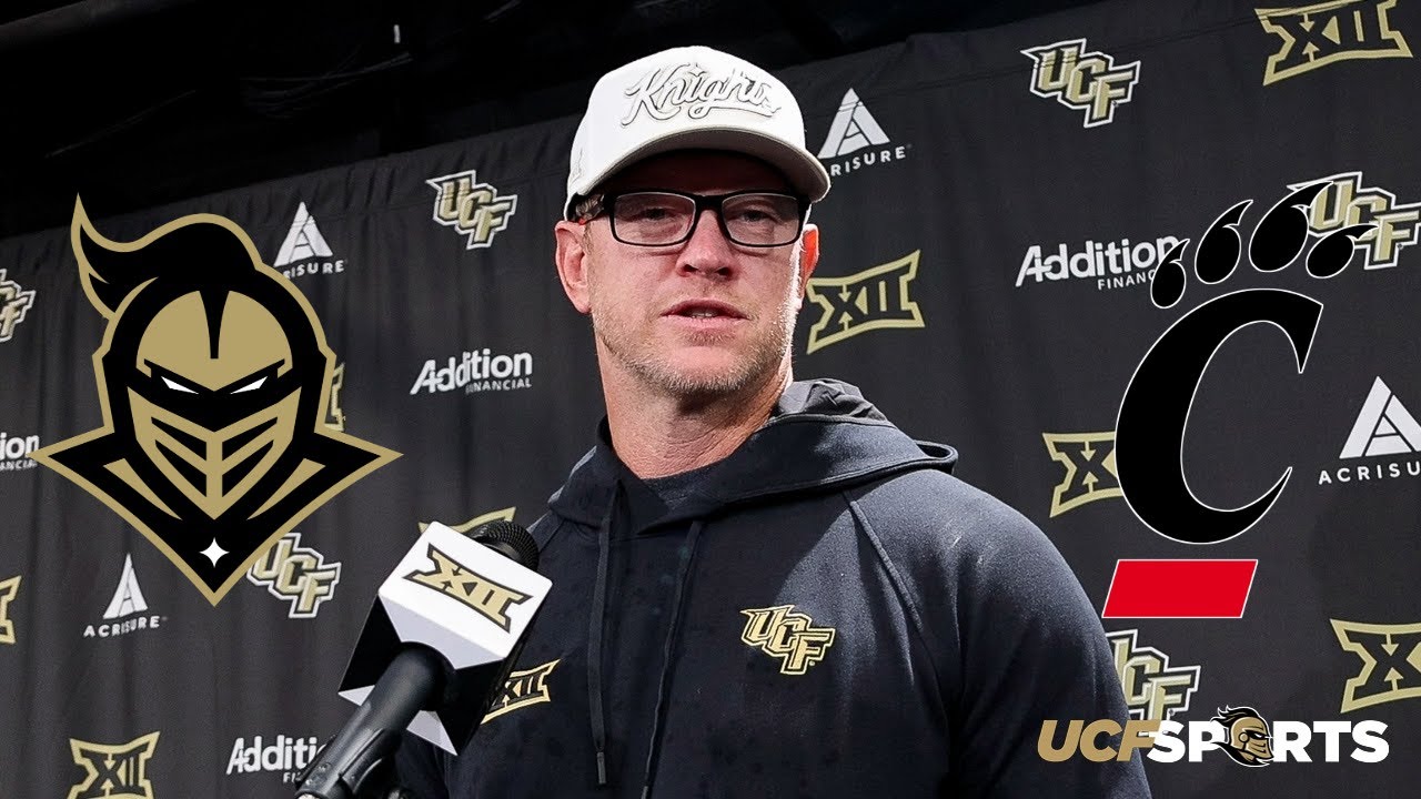 UCF Football: Scott Frost Press Conference - Cincinnati Week ⚔️🏈 - YouTube