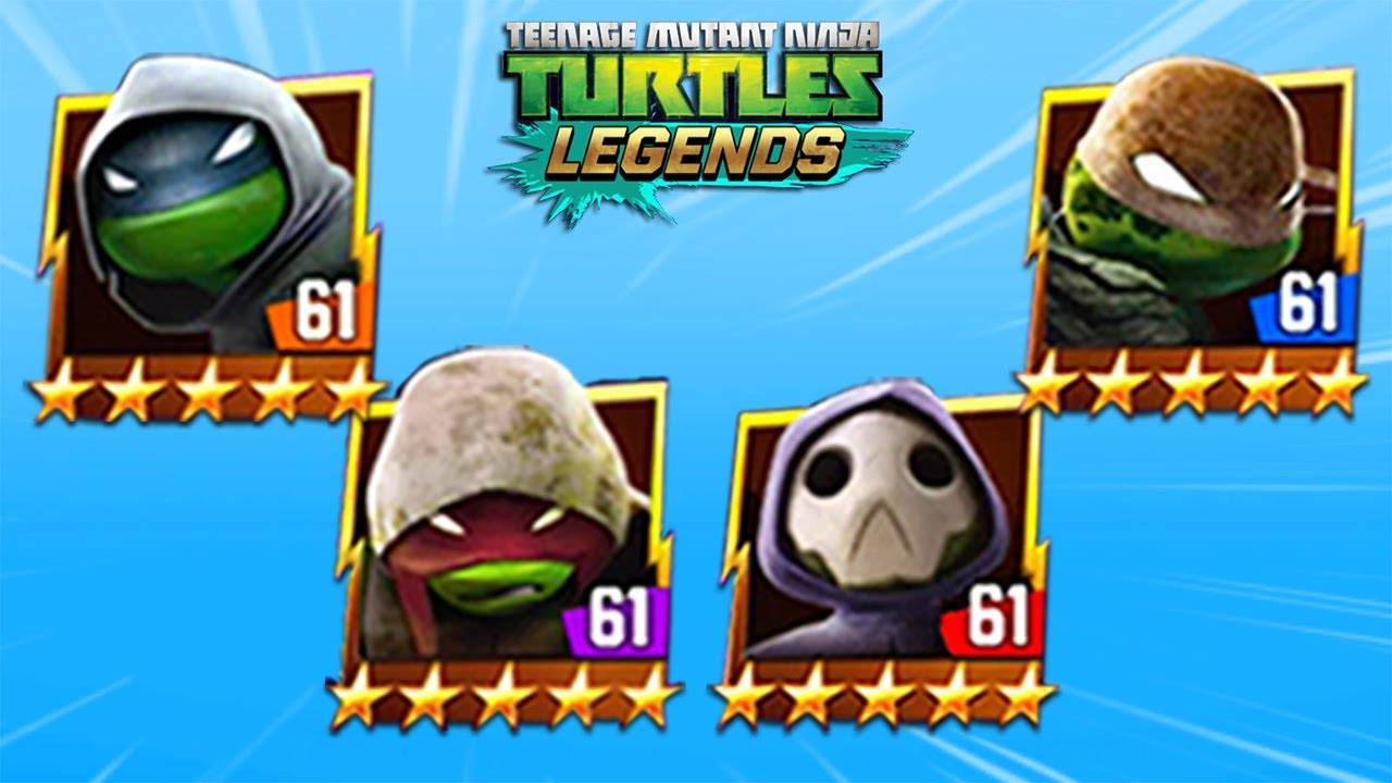 TMNT Legends Ninja Turtles Vision Quest Team - YouTube