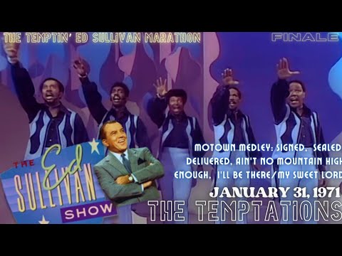 Motown Medley/My Sweet Lord - The Temptations (1971) | Live on The Ed ...