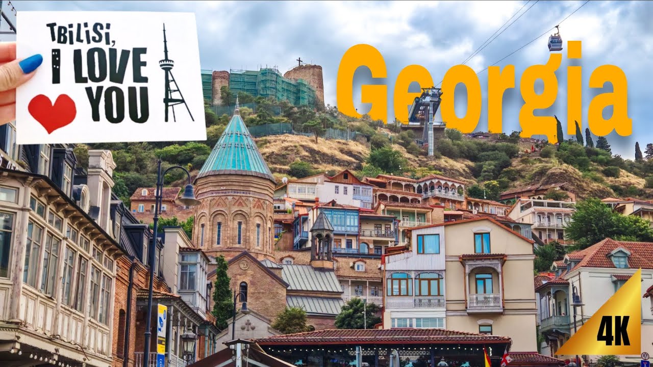 🇬🇪 Tbilisi walk 4K | Georgia, where East meets West | Relaxing music ...