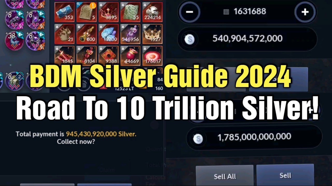 Black Desert Mobile Silver Guide 2024: Road to 10 Trillion Silver ...