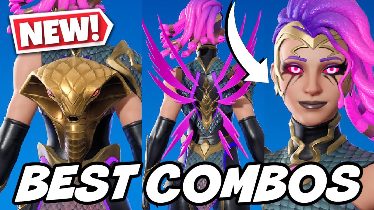 BEST COMBOS FOR *NEW* MEDUSA SKIN (GORGON WARRIOR MEDUSA STYLE ...