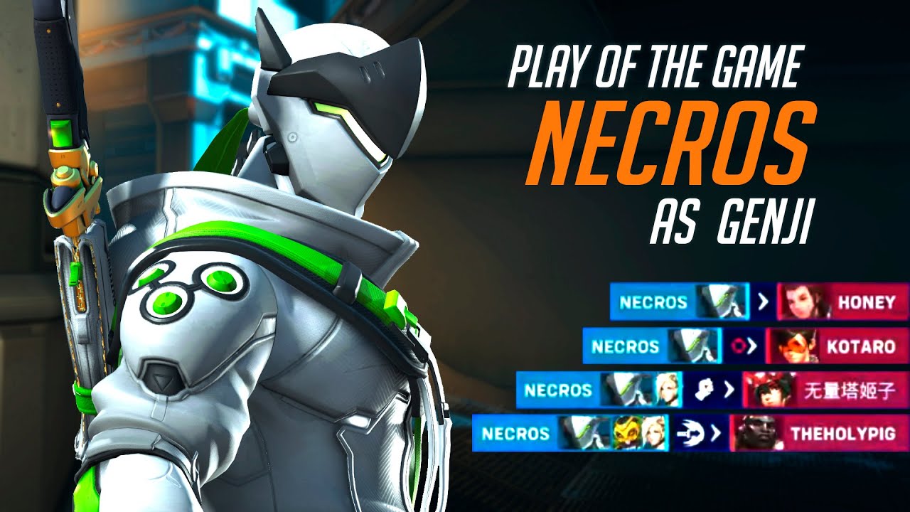 THIS IS FASTEST GENJI - NECROS DOMINATING RANKED! POTG! [ OVERWATCH 2 ...