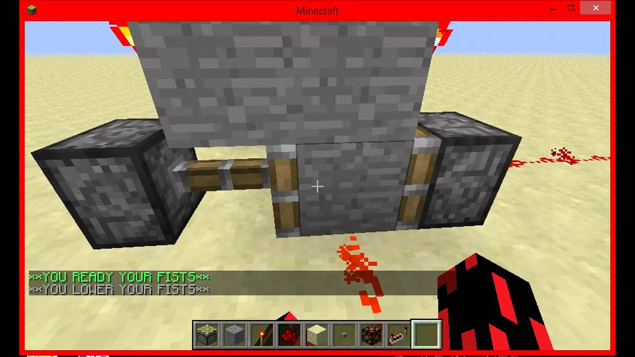 Toggle latch for minecraft - YouTube