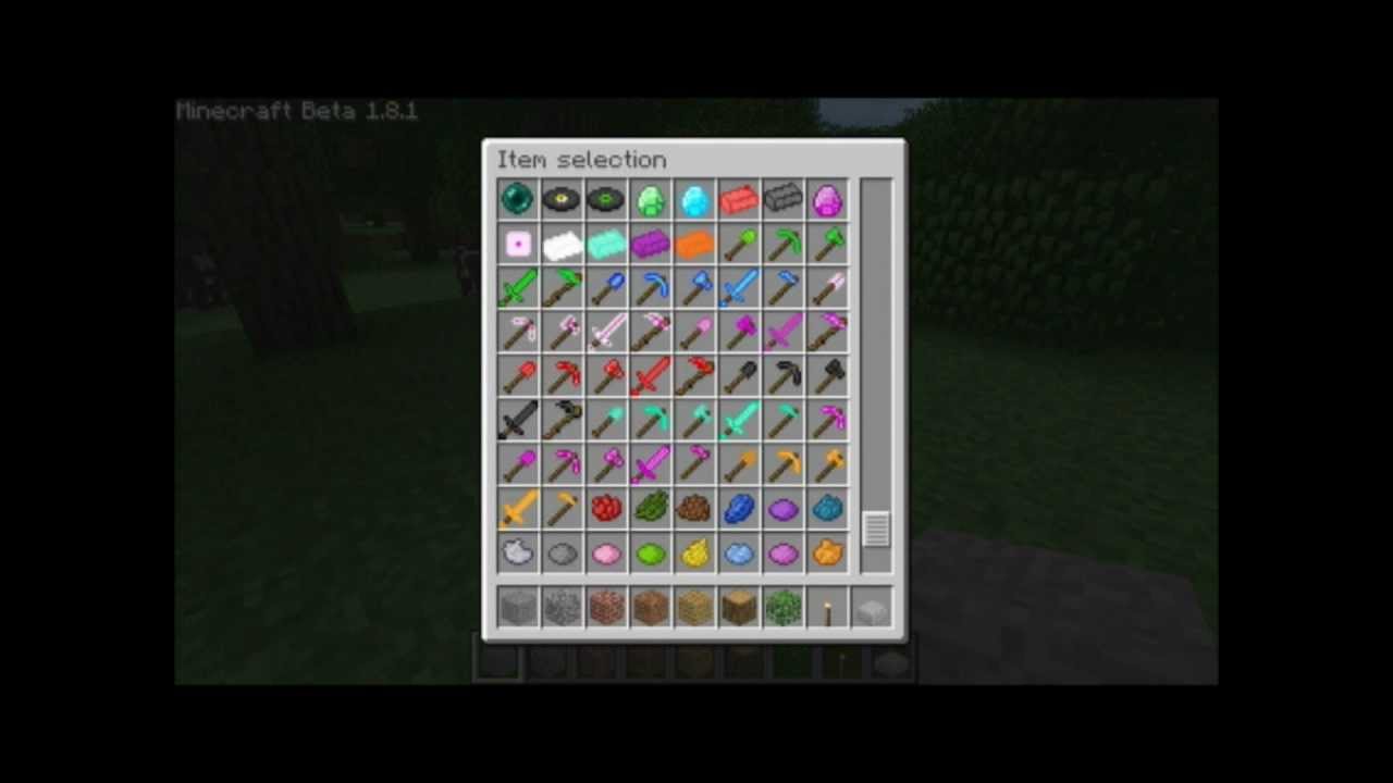 Minecraft 1.8.1: Mod Spotlight: More Ores and Tools - YouTube
