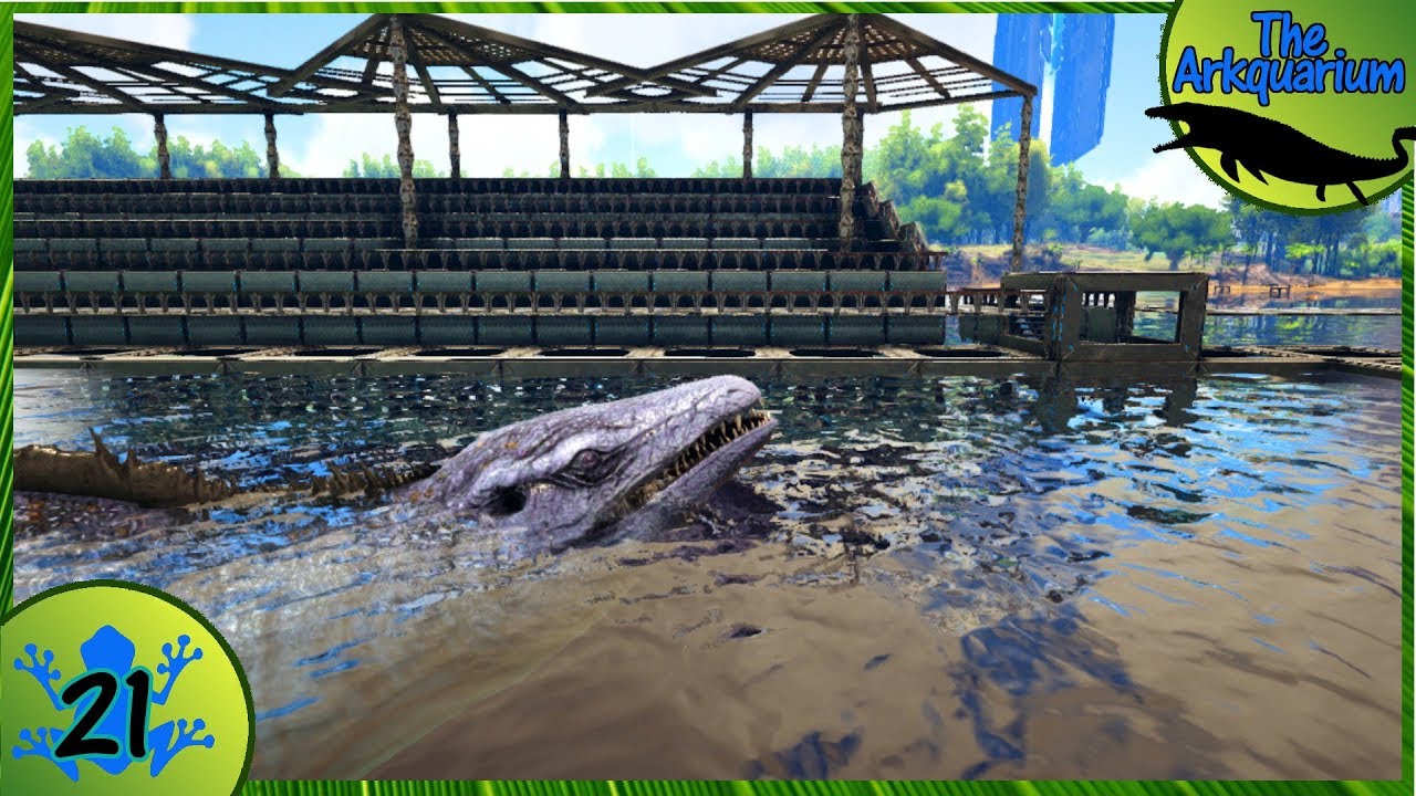 The Arkquarium - Mosasaurus Enclosure Part 1 [21] - YouTube