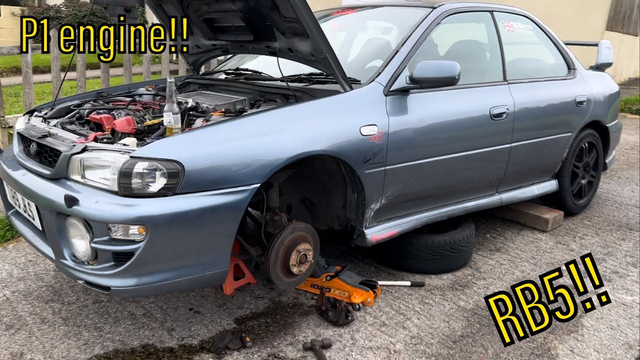 Subaru Impreza WRX (new pads discs & lines) - YouTube