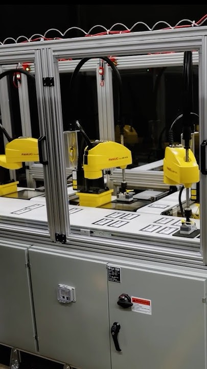 Robotic vision-guided product sortation and inspection system #shorts # ...