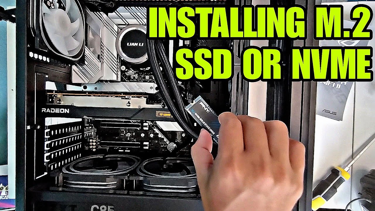 How to Install M.2 Nvme or SSD on your PC - YouTube