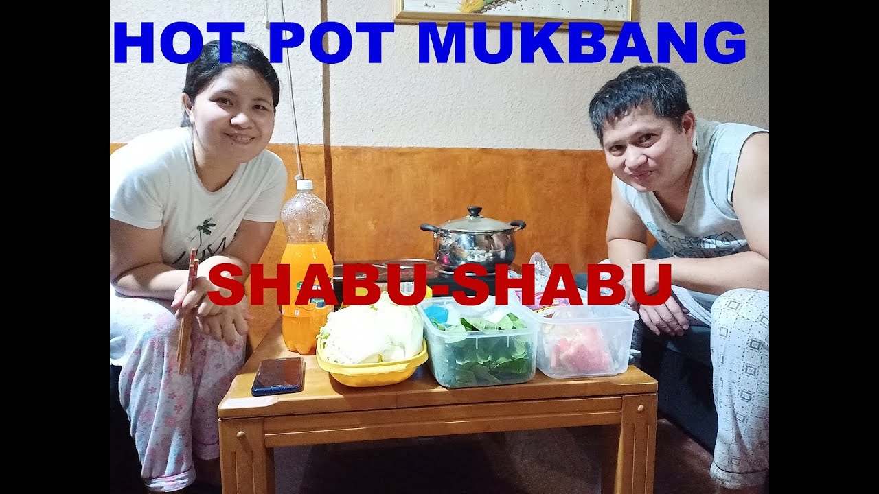 HOT POT MUKBANG X SHABU SHABU - YouTube