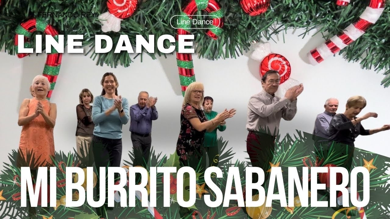 Mi Burrito Sabanero ( Rumba ) Baile en Linea ★ Line Dance ★ Ballo di ...