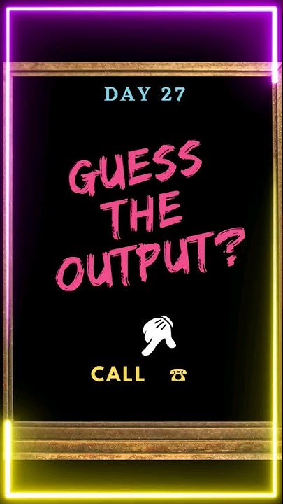 Javascript Call Guess The Output Series Day 27 Javascript Js Shorts Ytshorts Yt