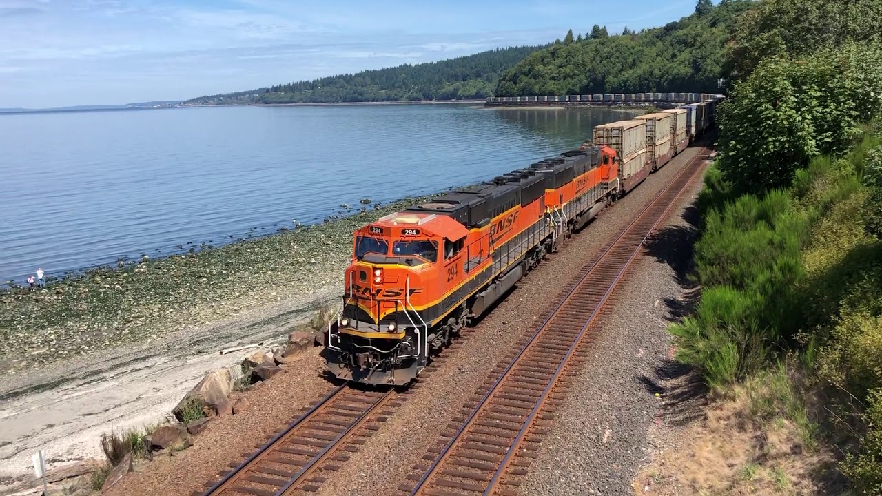 loaded garbage train 8-13-2019 - YouTube