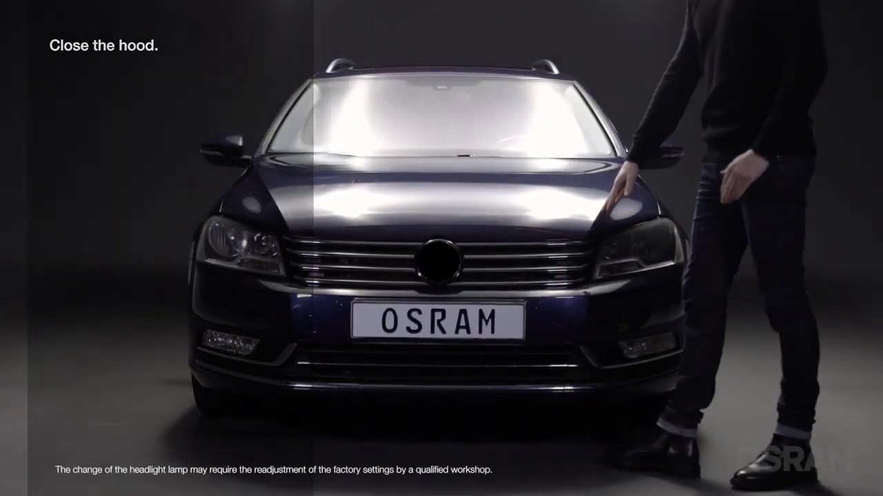OSRAM LEDriving® HL LED high and low beam lamps 67210CW H7 installation ...
