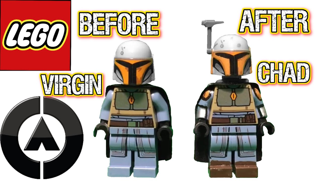 How to Customize LEGO Mandalorian Mini Figures the Simple Way - YouTube