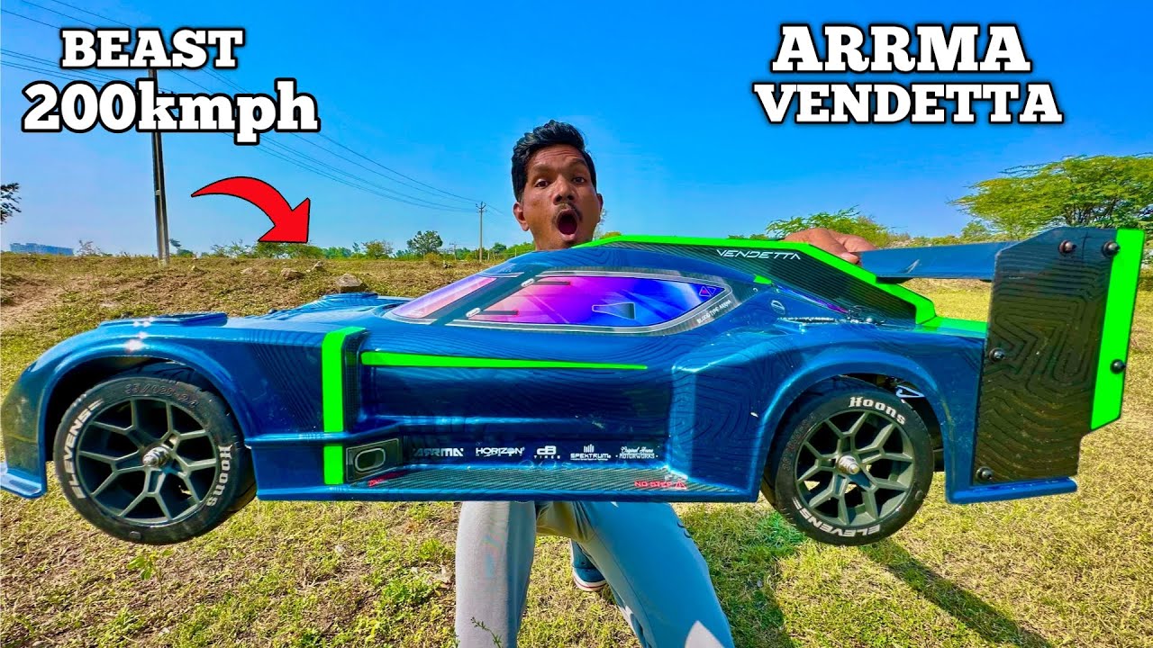 RC Speed Bash Racer Arrma Vendetta Car Unboxing & Testing - Chatpat toy ...