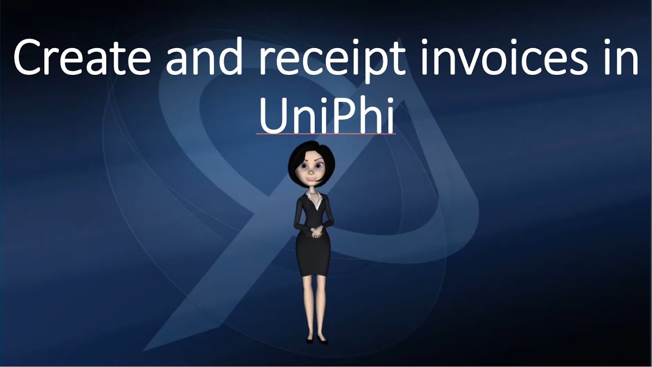 How to create an invoice and receipt it - YouTube