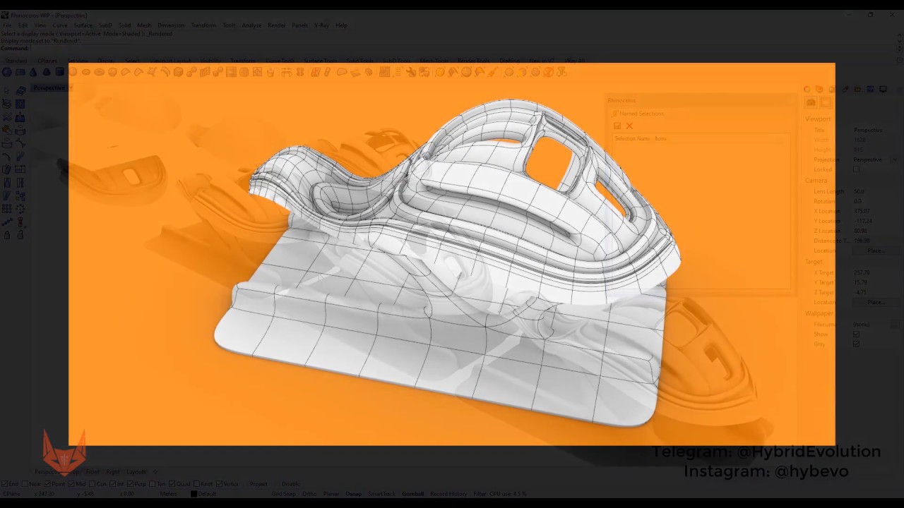 Rhino 7 Subd Modeling Full Tutorial On Subd Workflow Youtube