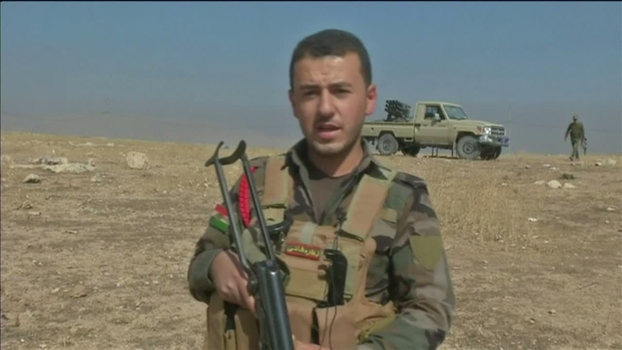 Iraq: On the frontline of the Mosul Battle with Kurdish peshmerga ...