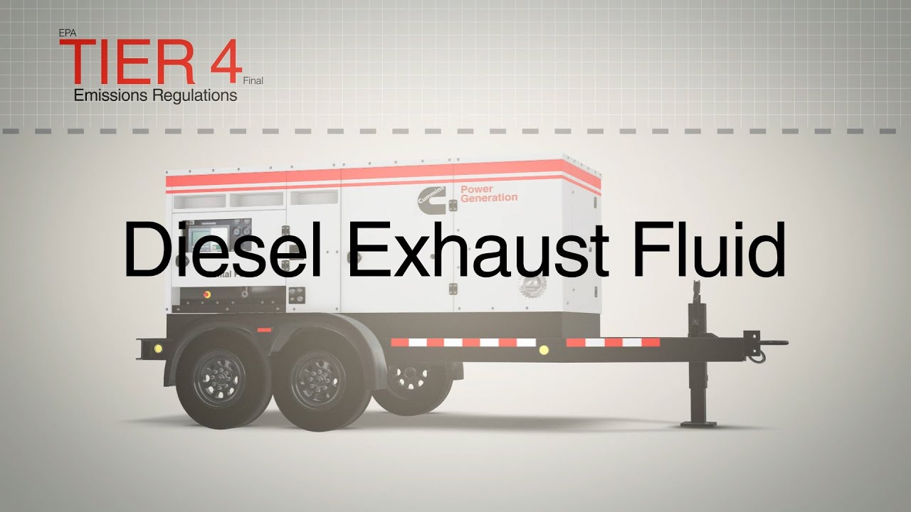 Implications of EPA Regulations — Cummins Tier 4 and DEF Offering - YouTube