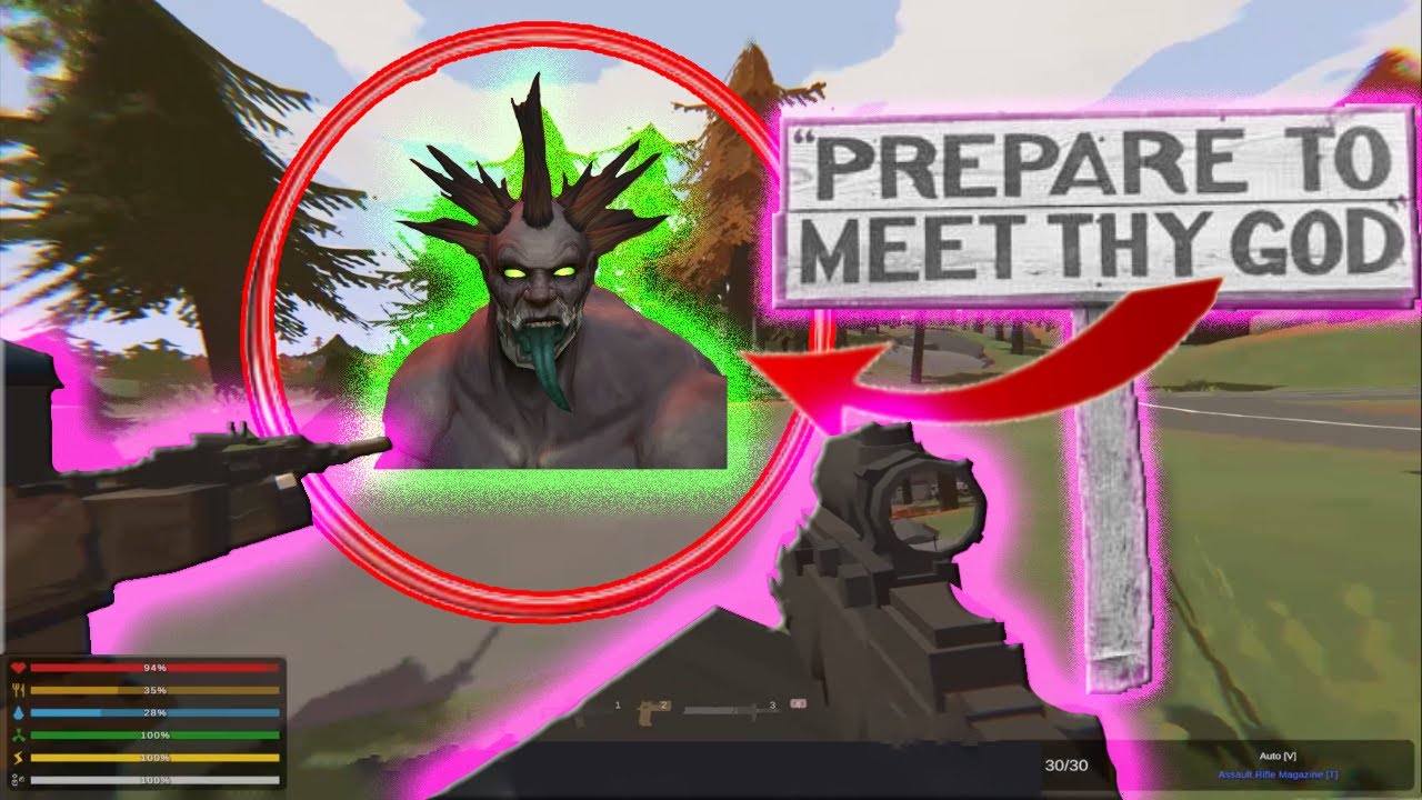 THIS IS IN THE NEW MAP?!? Unturned Escalation Madness (Part 2) - YouTube