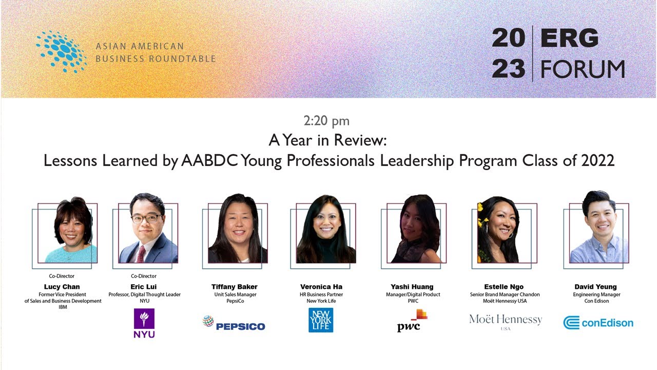 [The ERG Forum 2023] A Year in Review: AABDC Young Professionals ...