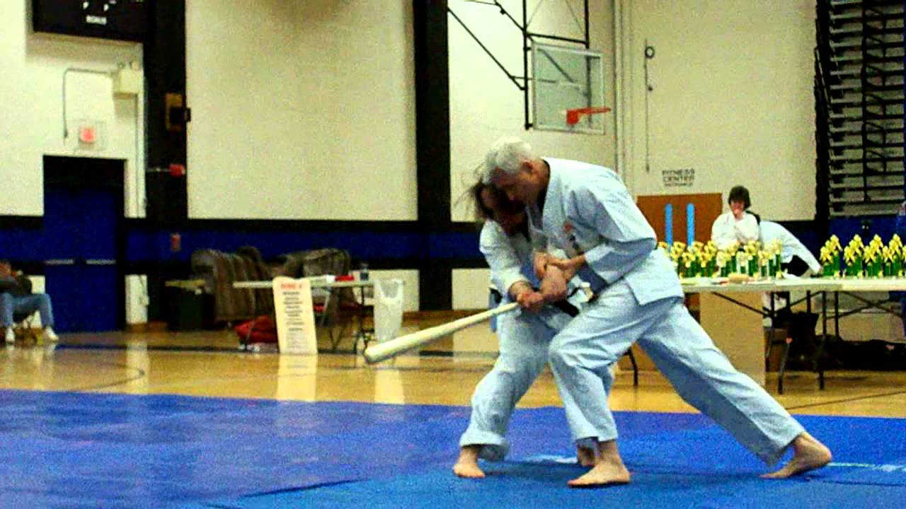 Baseball Bat Defense - YouTube