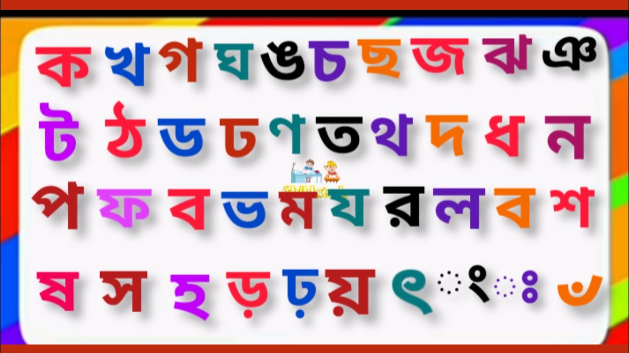 Bengali alphabet।। বাংলা ব্যঞ্জনবর্ণ।। ক খ গ ঘ।। বাংলা বর্ণপরিচয় ...