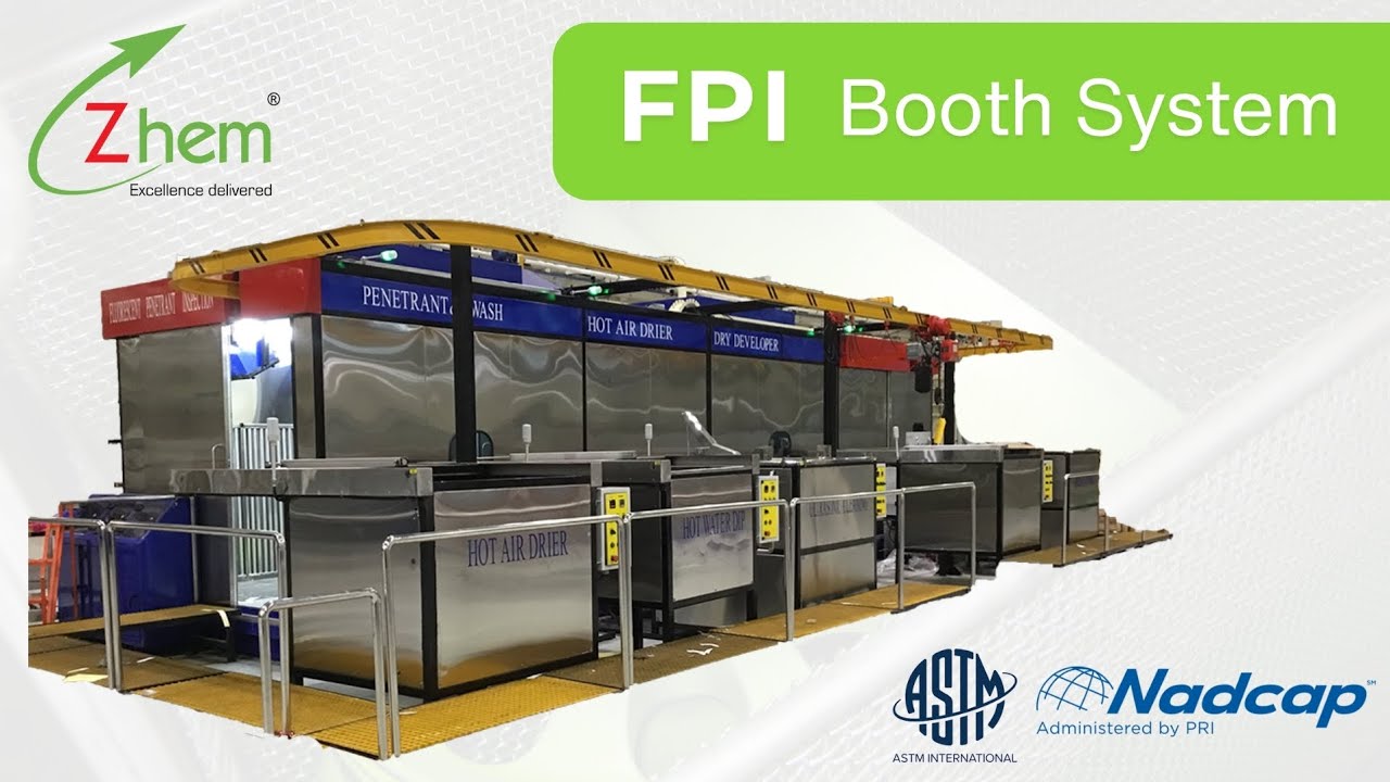 Fluorescent Penetrant inspection Booth System for Electrostatic ...