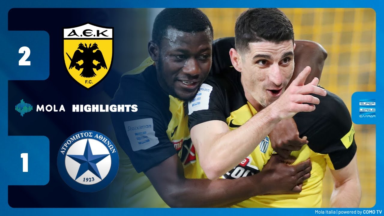 MANTALOS ALL'ULTIMO | AEK ATENE-ATROMITOS 2-1 | HIGHLIGHTS | SUPER ...