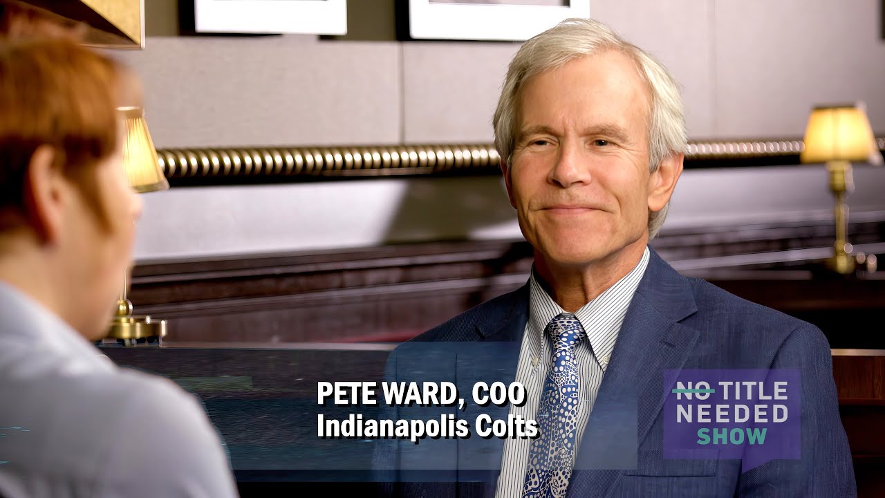 No Title Needed Ep 47 - Bleeding Blue with Colts COO Pete Ward - YouTube